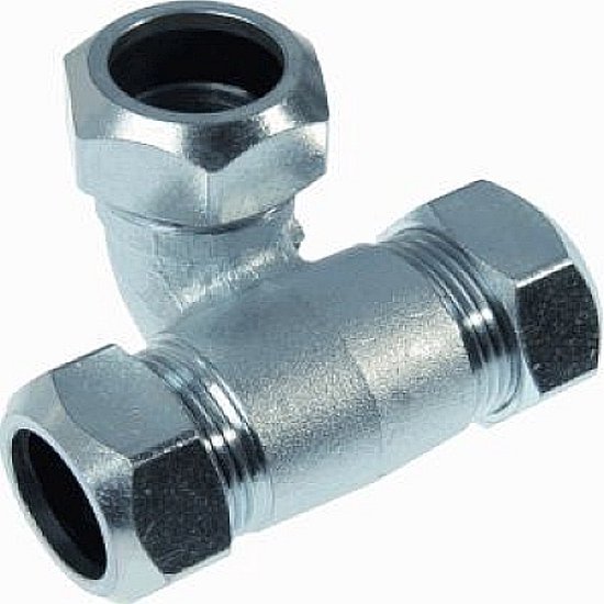 Passeer T-Koppeling 15x15x15 General fit Steel | bol