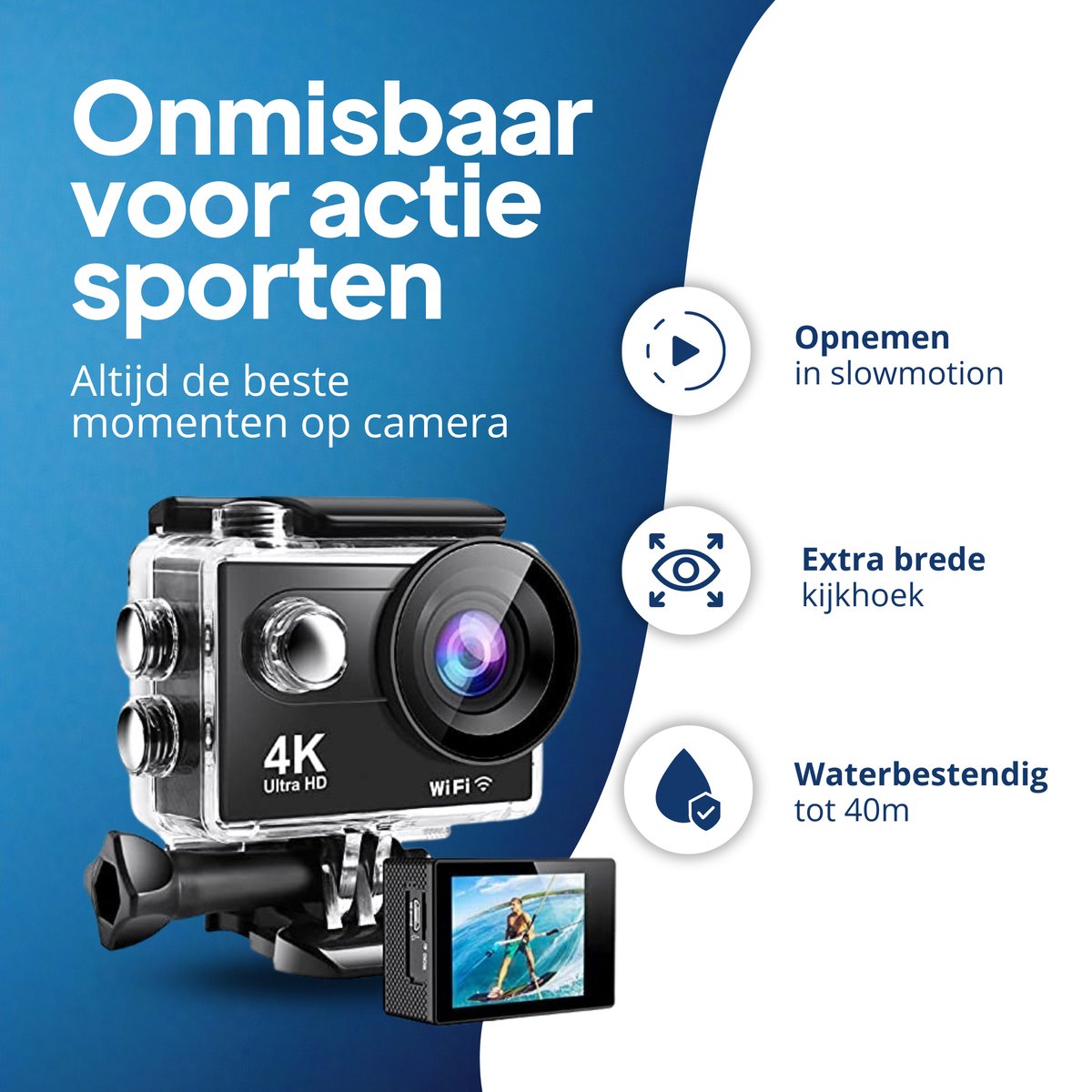 Action Camera - Gopro - Vlog camera - Dashcam - Beeldstabilisatie ...