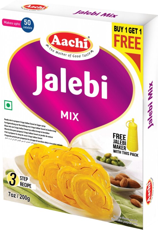Aachi - Jalebi Mix - Koop 1 Krijg 1 Gratis - 200 g | bol