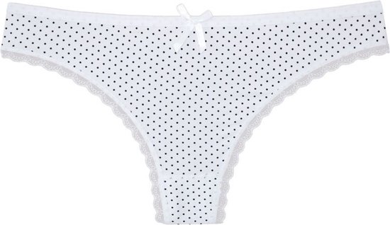 Strings 4-Pack - Dames strings - Stippen - 4 kleuren - L | bol
