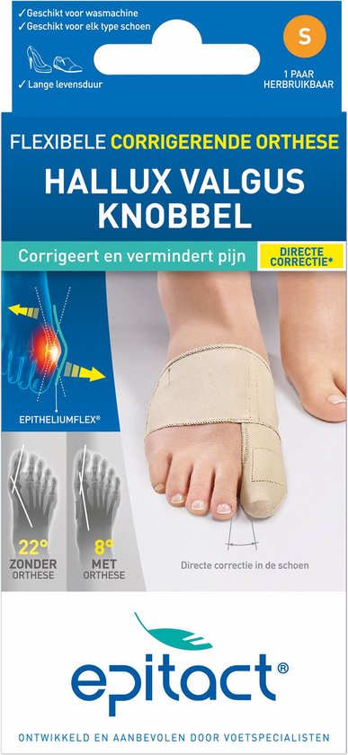 Epitact Orthese Grote Teen - Epithelium Flex - Corrigeert scheefgroei ...