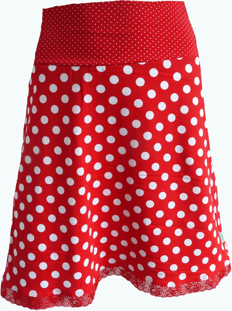 Rode stippen rok - rode rok met witte stippen - Elizz - Big Red Dots ...