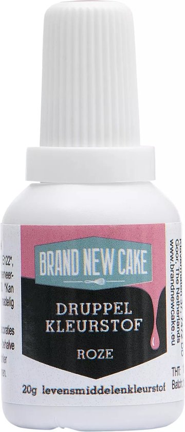 BrandNewCake Druppel Kleurstof Roze 20gr | bol.com