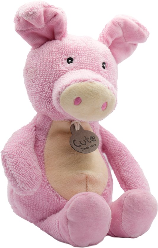 Polly het roze Varken - Organische knuffel - 18 cm | bol