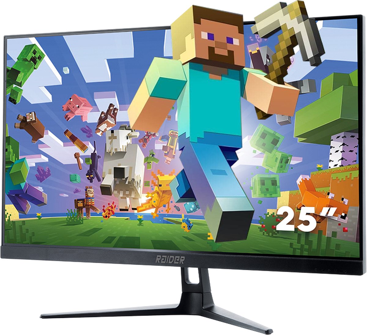 Complete set AMD Budget Game PC Setup met 25 inch Gaming Monitor - incl ...