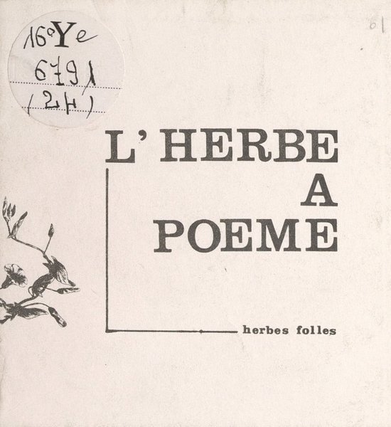 L'herbe à poème (ebook), Louis Dubost | 9782307329398 | Boeken | bol