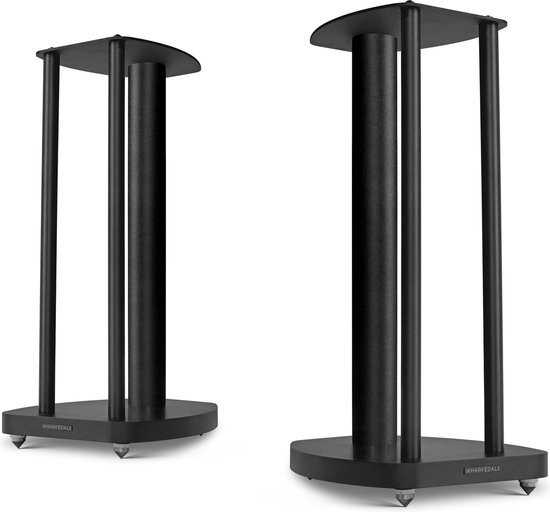 Wharfedale EVO 4.2 Zwart + EVO Stands - Voordeelbundel (Volledige set ...