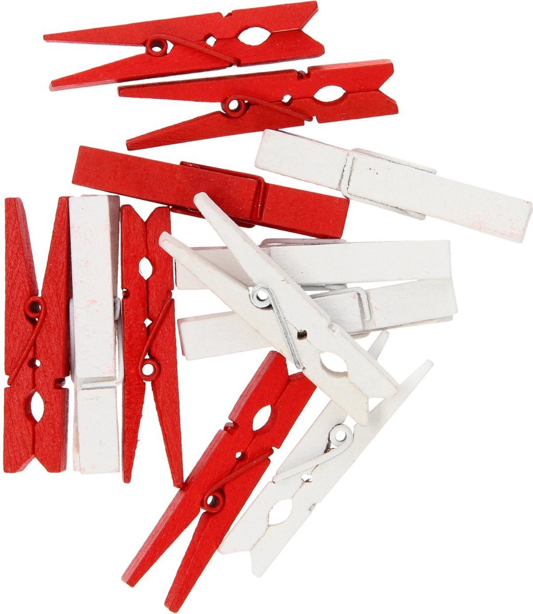 Houten Mini Wasknijpers, 12st. | bol.com