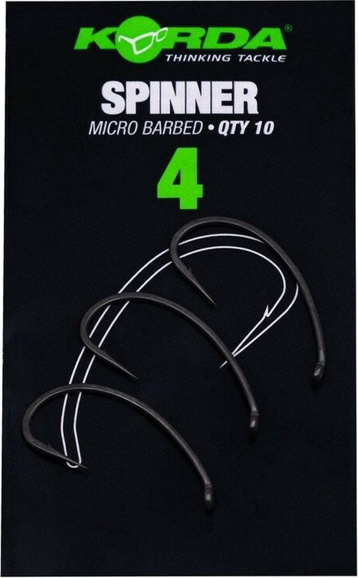 Korda Spinner Micro Barbed (10 pcs) - Maat : 4 | bol