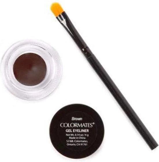Colormates - Gel Eyeliner - 62507 - Brown - Waterproof - 4 g | bol