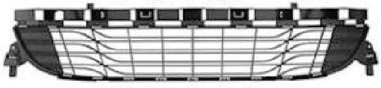 Renault Megane, 2009 - 2015 - voorbumpergrille, - 2012 | bol.com
