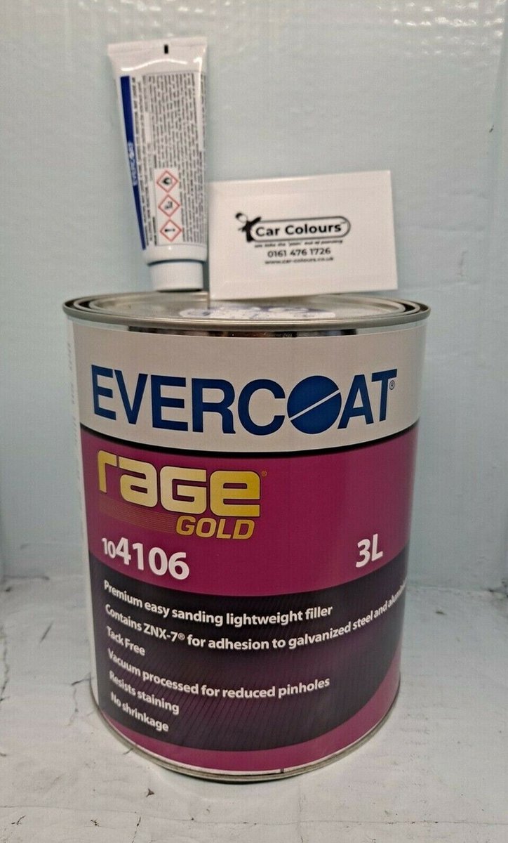 EVERCOAT Rage Gold Plamuur met Verharder - 3 liter | bol