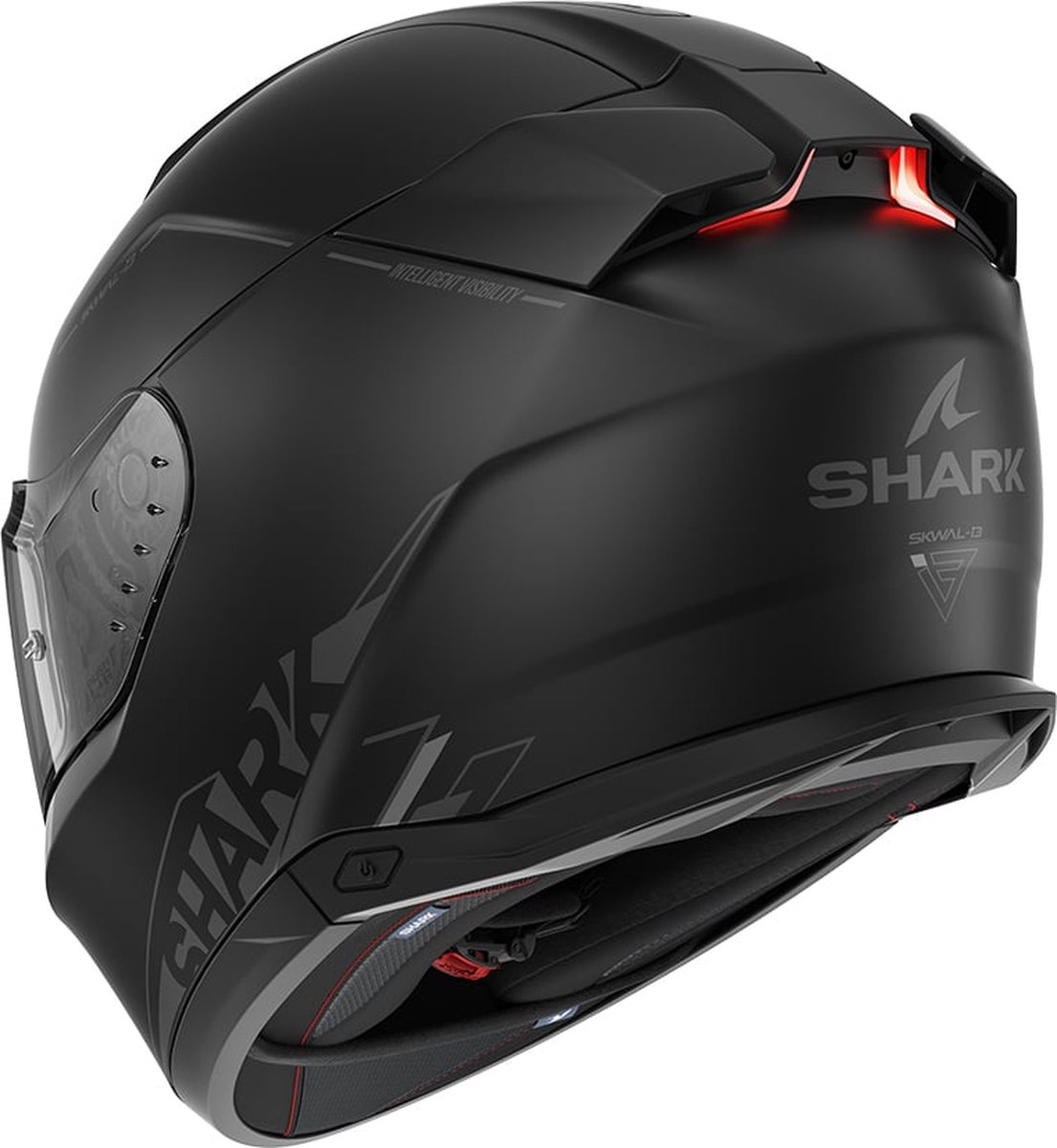 Shark SKWAL i3 Blank SP Mat Zwart Antraciet Zwart KAK Integraalhelm ...