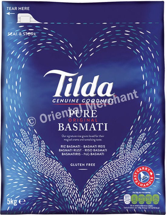 Tilda - Basmati Rijst - 5 kg | bol.com
