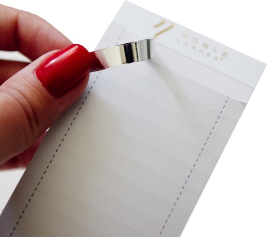 Silver Clean peel stickers | Noble Lashes | Wimperextensions | bol.com