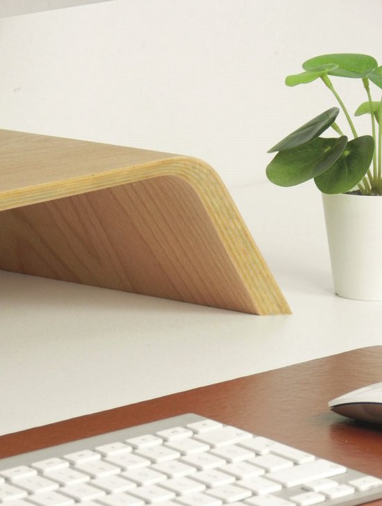 Adambaba - Computerstandaard - Monitor Drager - Natuurlijk Hout ...