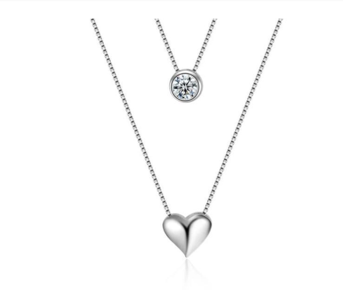 Ketting dames | ketting dames 925 zilver | cadeau voor vrouw | ketting ...