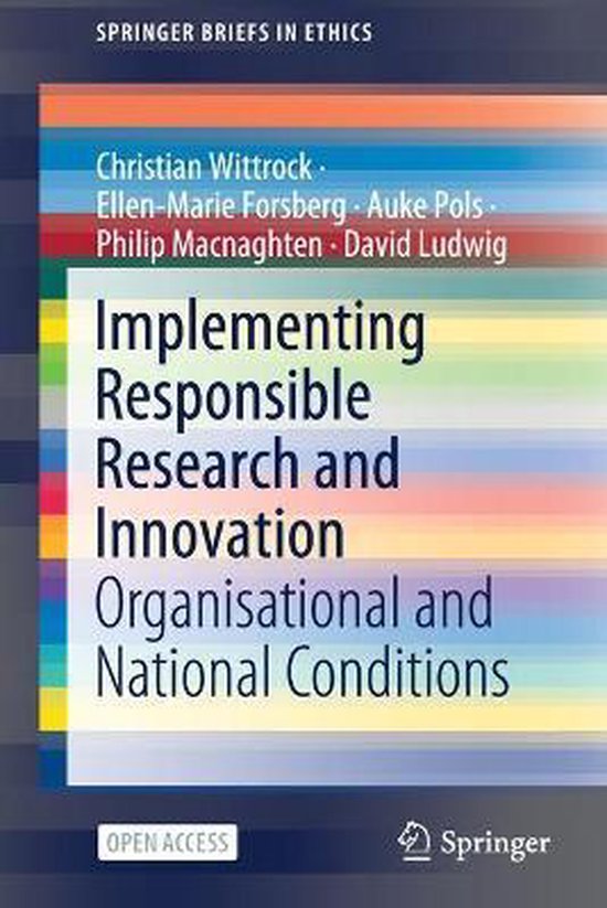 Implementing Responsible Research and Innovation | 9783030542863 ...