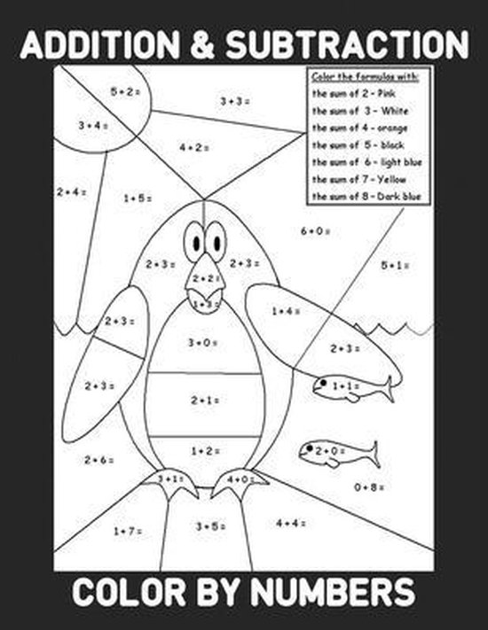 Addition & Subtraction Color By Numbers | 9798461650001 | Michelle ...