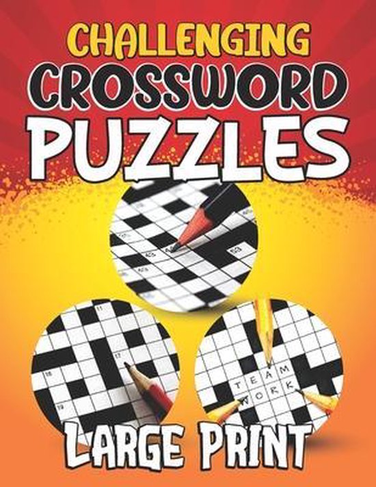 Large Print Challenging Crossword Puzzles, Lkigrjoi Press Publication ...