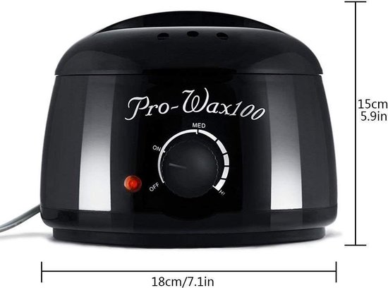 Wax Apparaat Ontharen - Wax Verwarmer - Zwart | bol