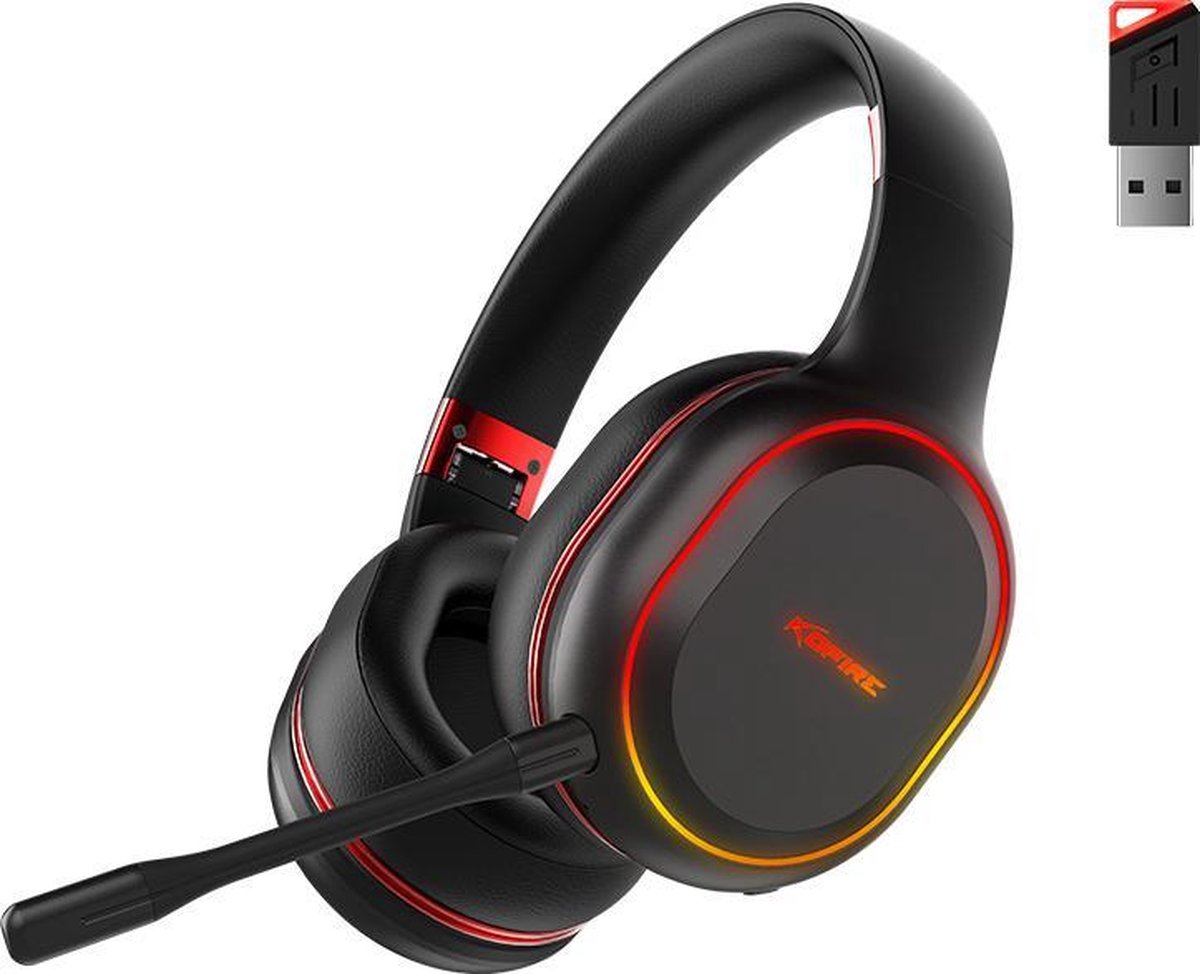Kofire UG-05 2.4GHz Draadloze Gaming Headset - Bluetooth koptelefoon - Afneembare... | bol.com