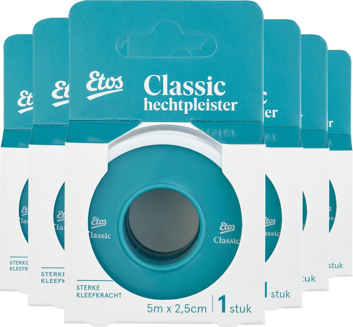 Etos Hechtpleister - Classic - 5mx2,5cm - 6 stuks - voordeelverpakking ...