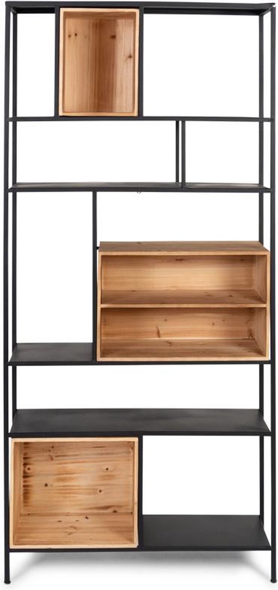 Stellingkast Amya 80 x 26 x 170 cm | bol.com