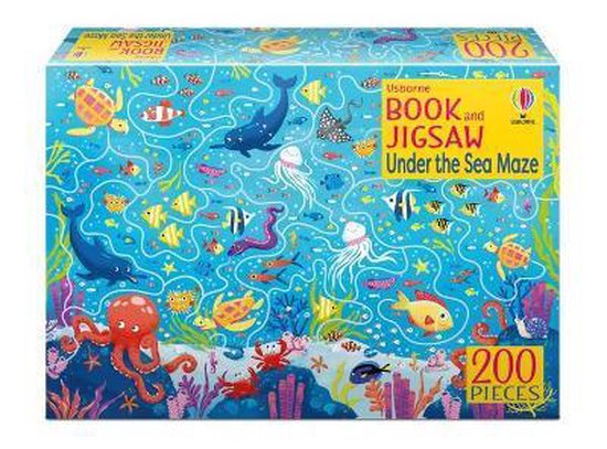 Usborne Book and Jigsaw- Book and Jigsaw Under the Sea Maze, Sam Smith ...