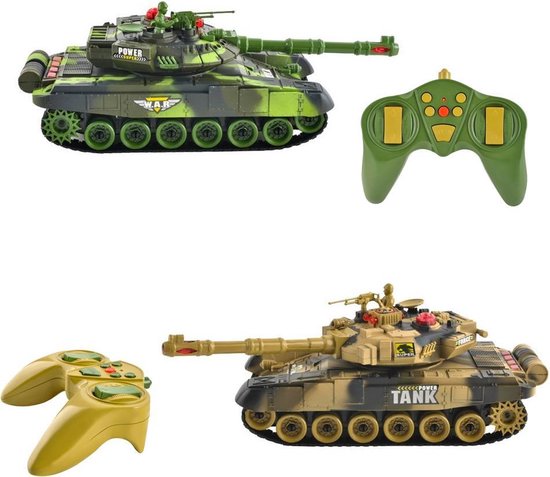 Radiografisch Bestuurbare Tanks Duo Tank Battle 2,4Ghz - Inclusief ...