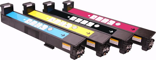 Set 4x ABC huismerk toner geschikt voor HP Color LaserJet CP6015 ...