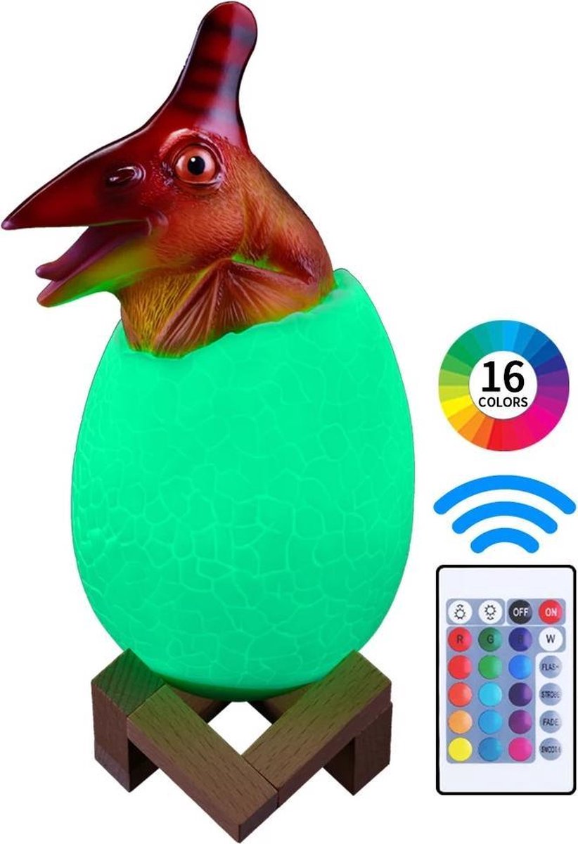 Dinosaurus Pterosaurus Lamp - Dino - Verlichting - Speelgoed - 16 ...