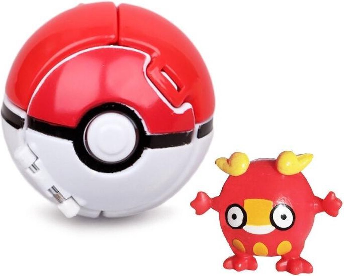 pokeball met random figuur in de bal geschikt voor pokemon liefhebbers ...