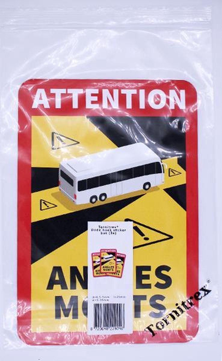 Dode hoek sticker - Frankrijk - bus - camper (3x) | Angles morts | bol.com