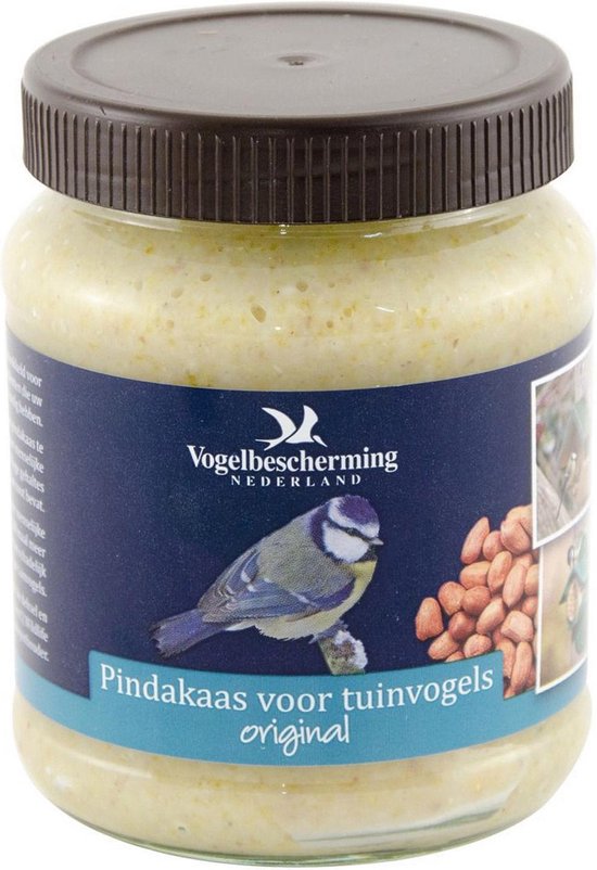 Vogelbescherming Vogelpindakaas Original - Tuinvogelvoer - 330 gr | bol