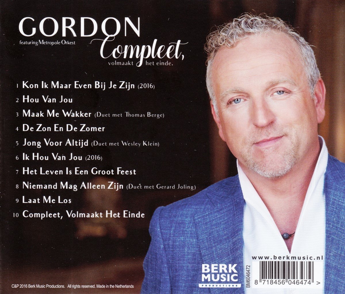 Gordon - Compleet, Volmaakt, Het Einde (CD), Gordon | CD (album ...