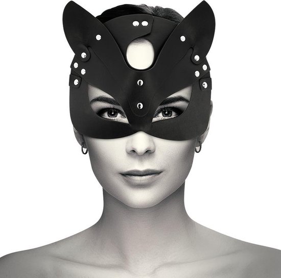 Coquette Vegan Leather Mask With Cat Ears , COQUETTE | bol.com