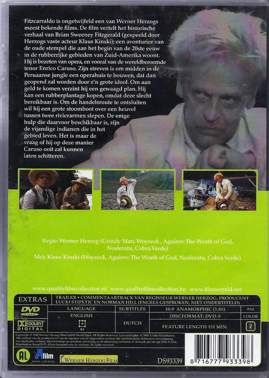 Fitzcarraldo (Dvd), Huerequeque Enrique Bohorquez | Dvd's | bol