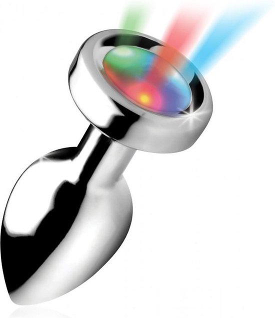 XR Brands Light Up - Butt Plug - Medium silver | bol.com