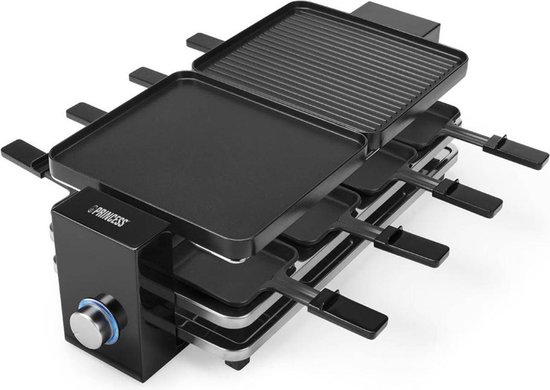 Princess gourmetstel / raclette Pure Black 8-persoons | bol