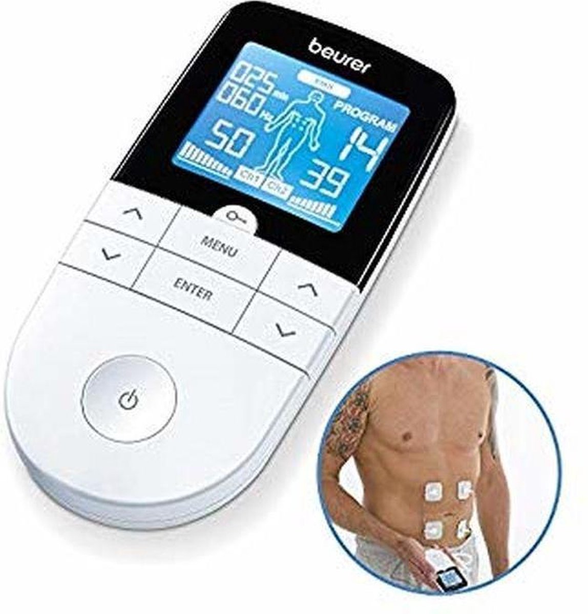 Beurer EM 49 TENS/EMS/massageapparaat - 3-in-1 - Pijntherapie (TENS ...