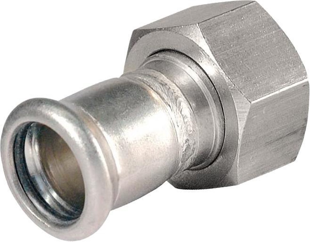 Bonfix Press - RVS 316 - perskoppeling - wartel -koppeling (RVS wartel -) - 1 1/2" x... | bol.com