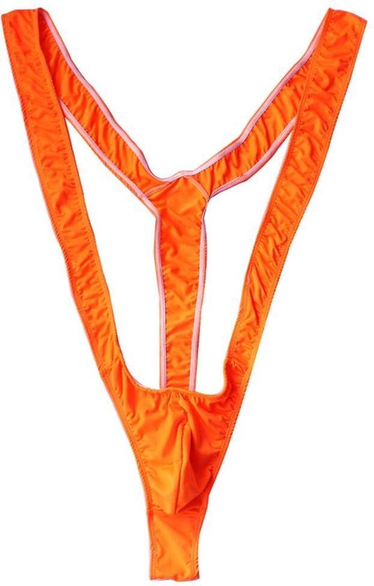 Mankini borat string | Orange | bol