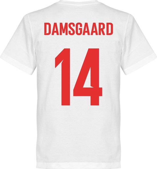 Denemarken Damsgaard 14 Team T-Shirt - Wit - Kinderen - 104 | bol