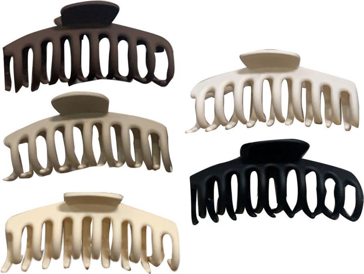 Haarclips Premium - 5 Stuks - Haarklem - Haarklemmen Dames ...