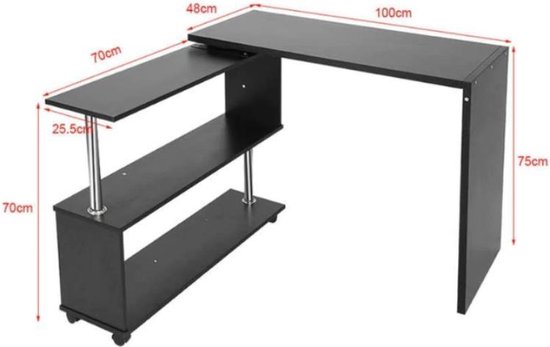 Computerbureau - Laptoptafel - Computermeubel - Computertafel Op ...
