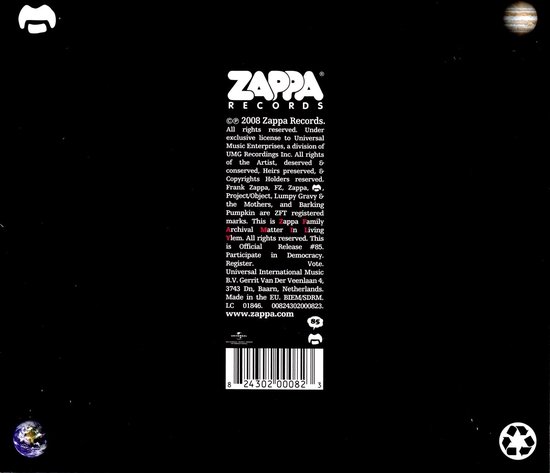 Frank Zappa - The Lumpy Money Project/Object (CD), Frank Zappa | CD ...