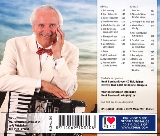 Henk Bernhardt Orkest - Speelt Wereldmelodieen Deel 3 (2 CD), Henk ...