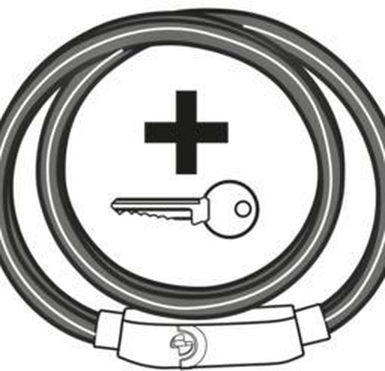 Stanley CABLE KEY REFLECTIVE LOCK 12x1200 | bol.com
