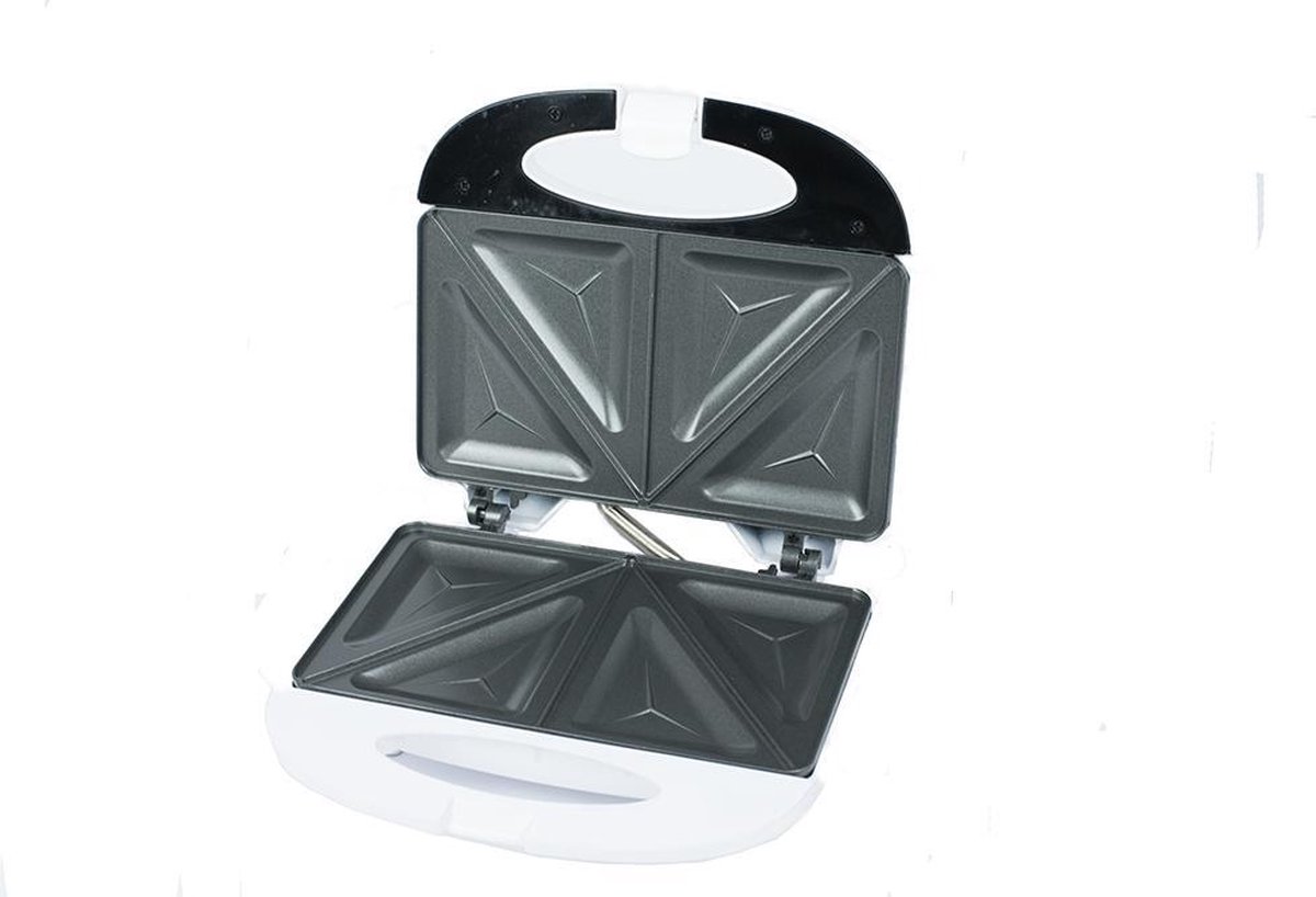 Tosti IJzer - Sandwich Maker - Elta Sandwich Toaster - Kunststof - Wit ...